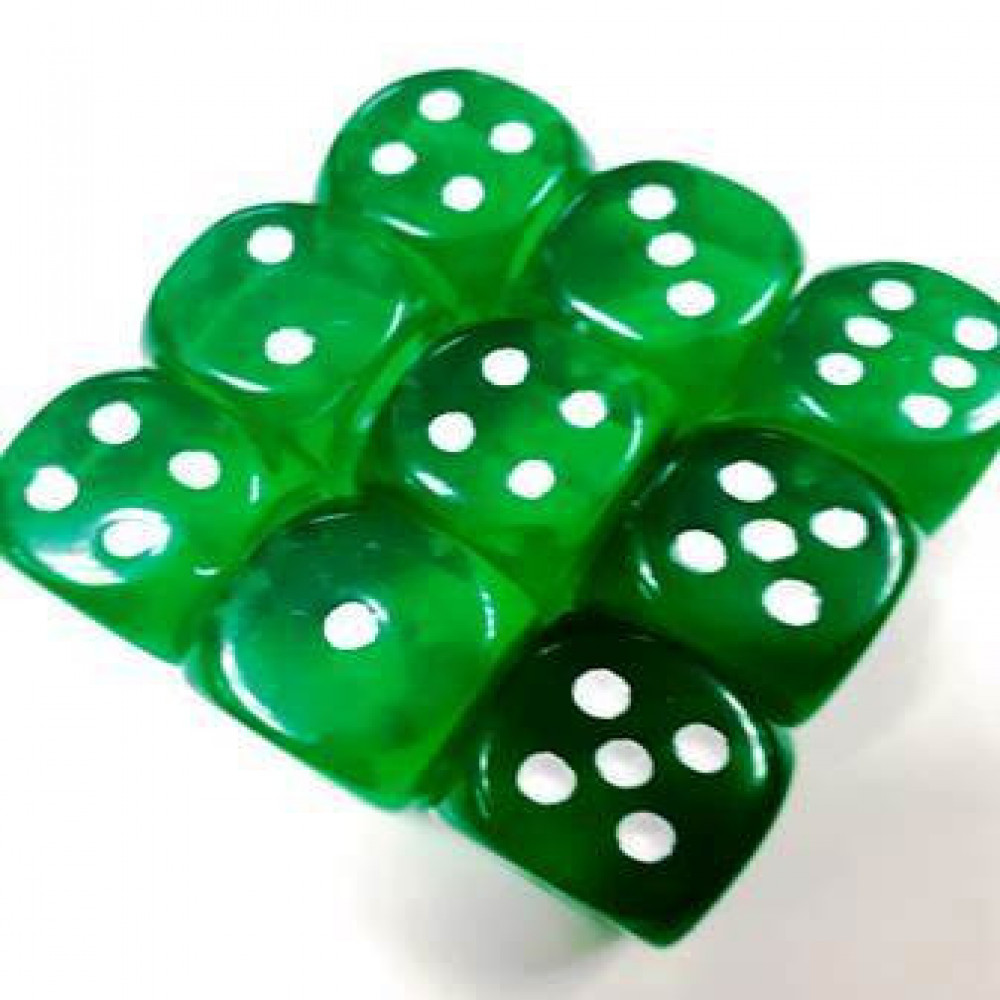 DADO 18MM VERDE - Bisonte Juegos