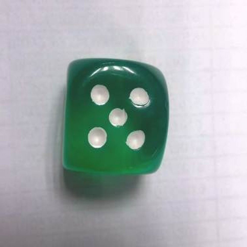DADO 18MM VERDE - Bisonte Juegos